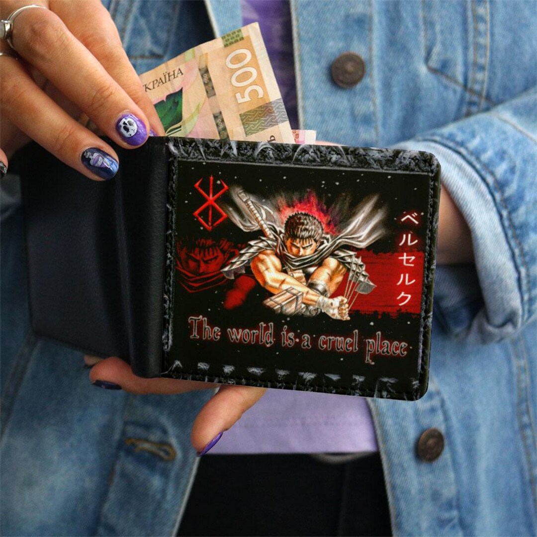Berserk the World is a Cruel Place Bifold Wallet With Card Holders and ...
