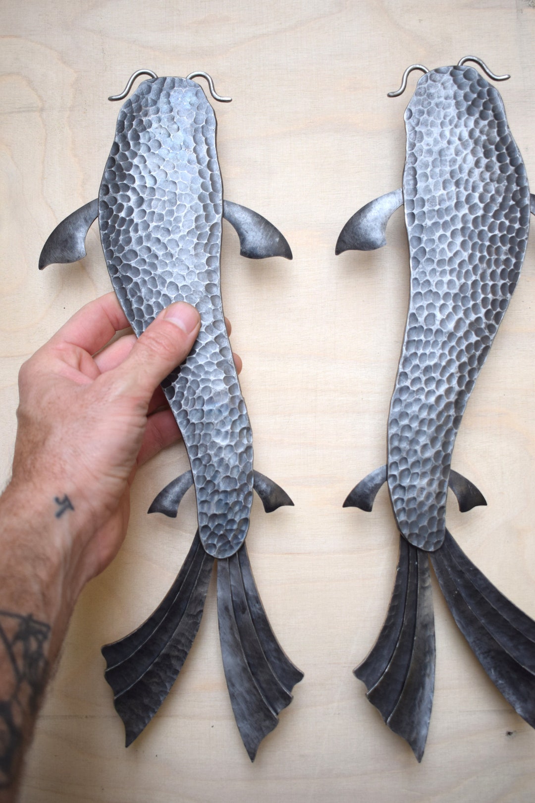 Koi Fish Door Handles / Wall Art - Etsy