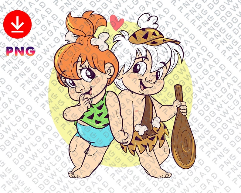 Pebbles Picapiedra Archivo de tela png - Etsy México