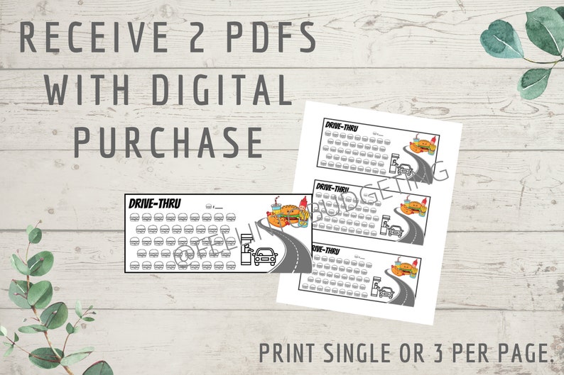 PDF Drive Thru Savings Challenge Tracker Printable Fits A6 - Etsy PDF Drive Thru Savings Challenge Tracker Printable Fits A6 - Etsy