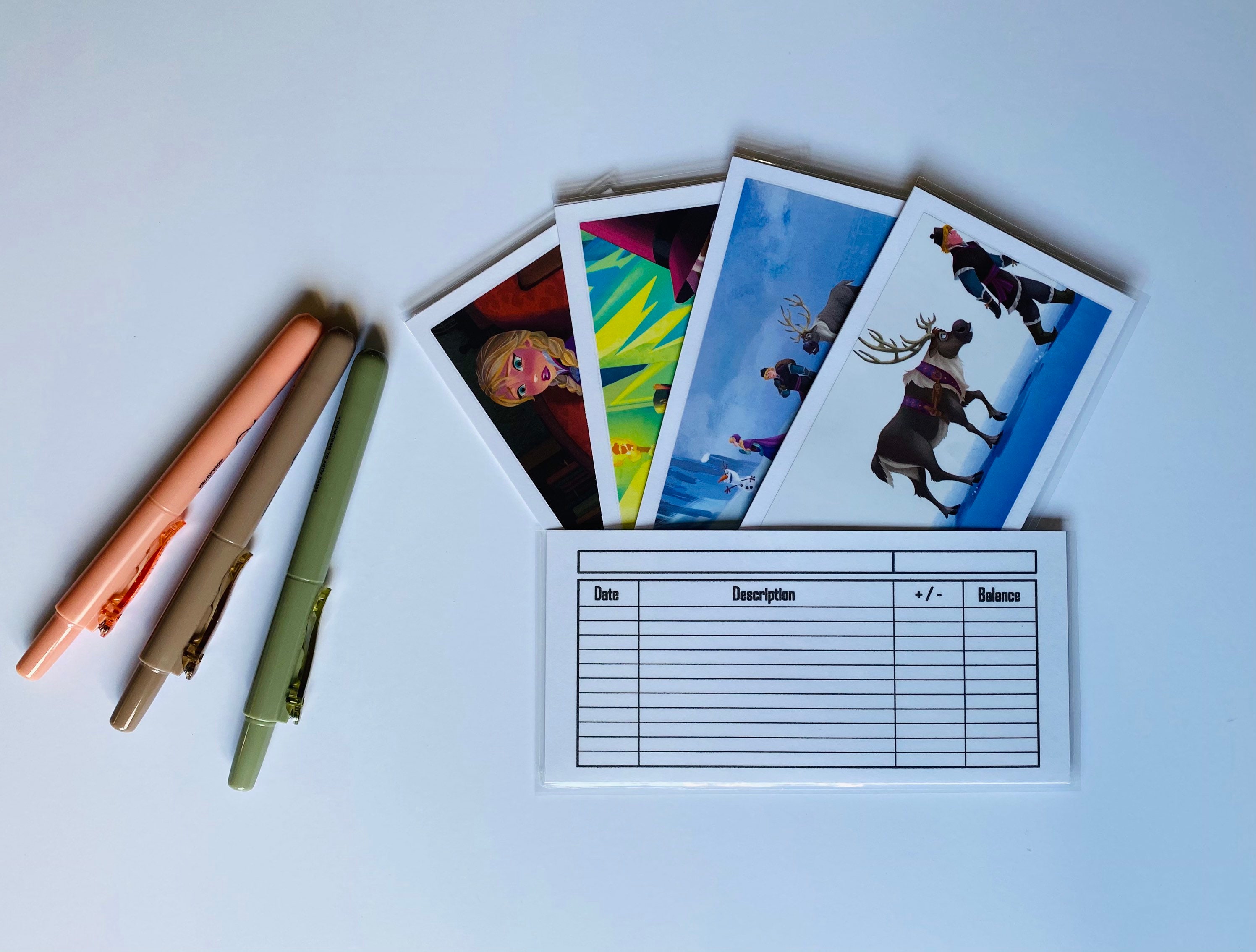 Frozen Laminated Cash Envelopes Set of 5 - Etsy