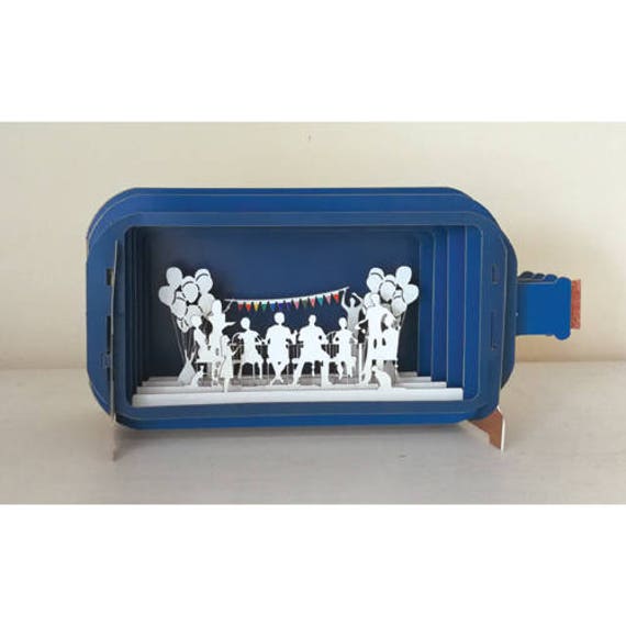 Happy Birthday Pop up Card Celebration Card Party Card - Etsy