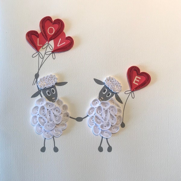Quilled Sheep - Etsy UK