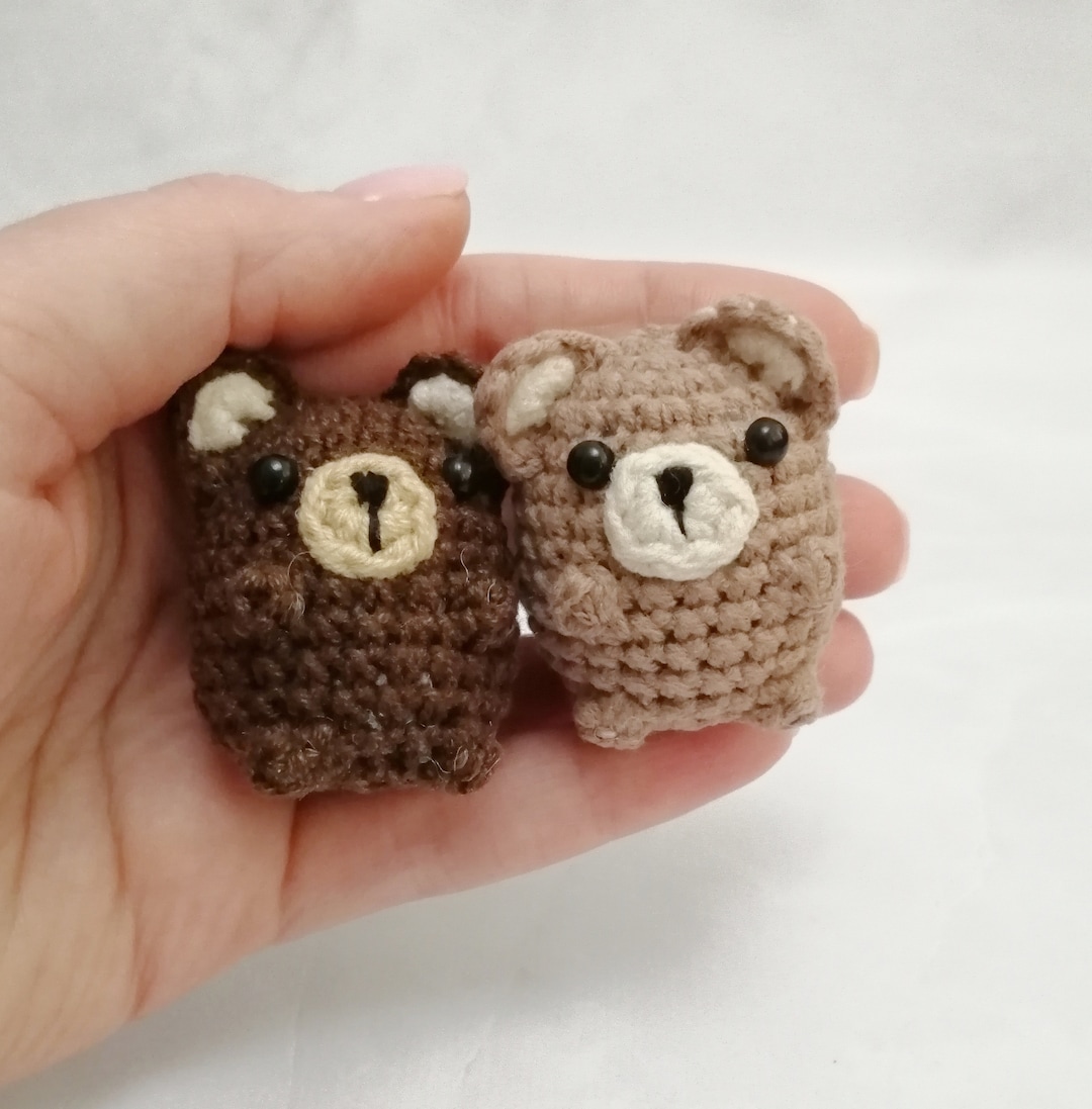 Bear Crochet Mini Amigurumi - Etsy