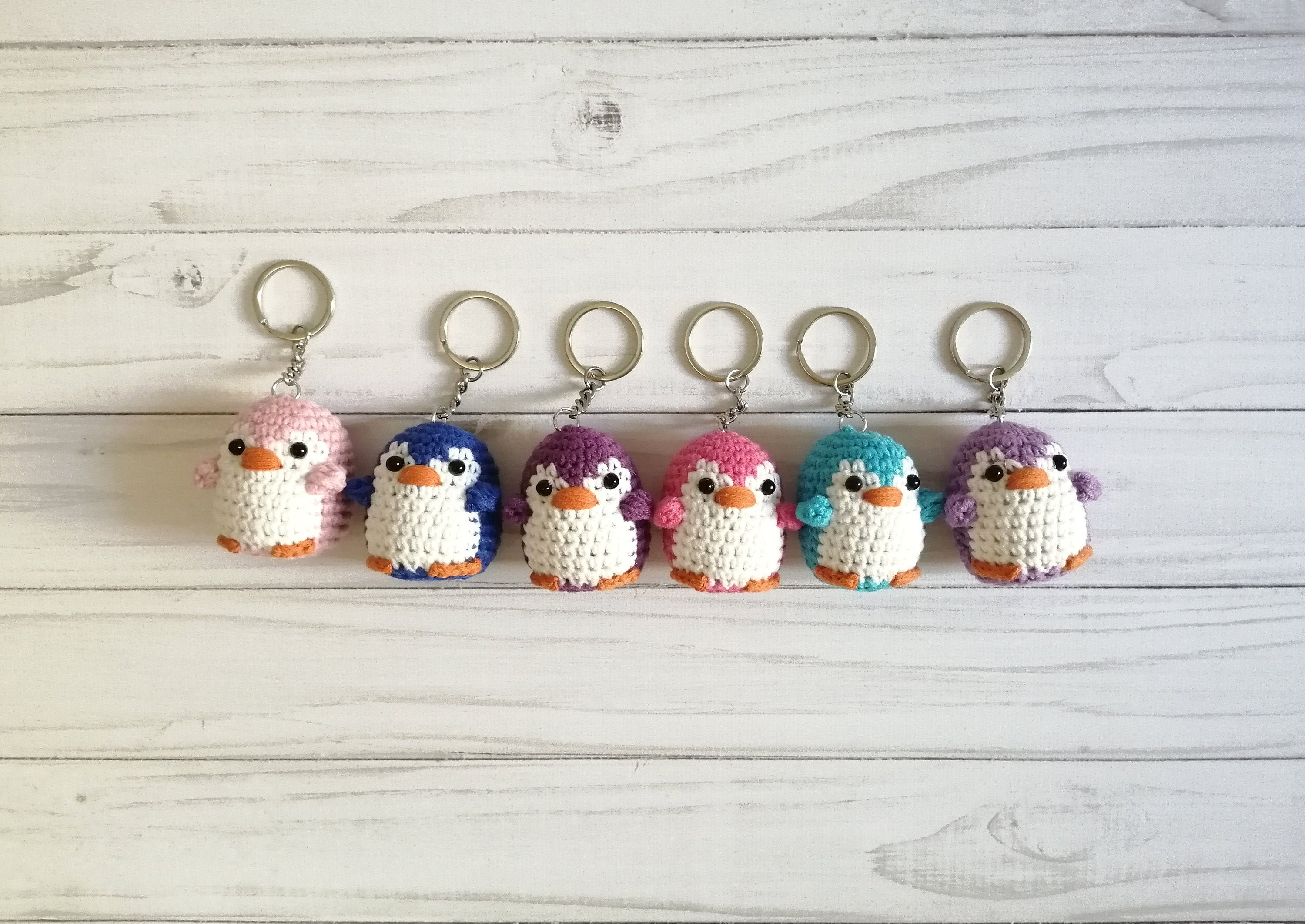 Crochet Penguin Keychain Plush Bestfriend Birthday Gifts - Etsy UK