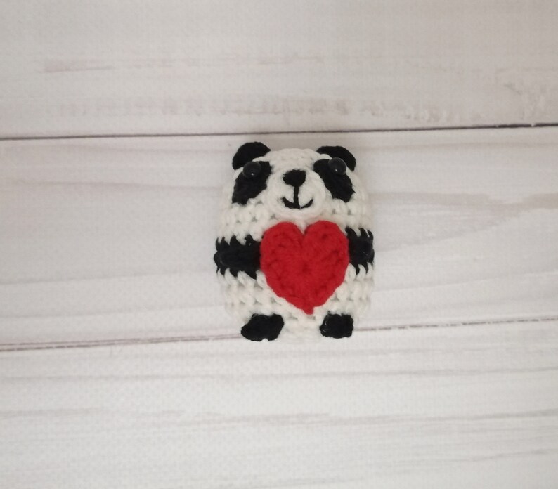 Tiny Crochet Animal Amigurumi Panda - Etsy