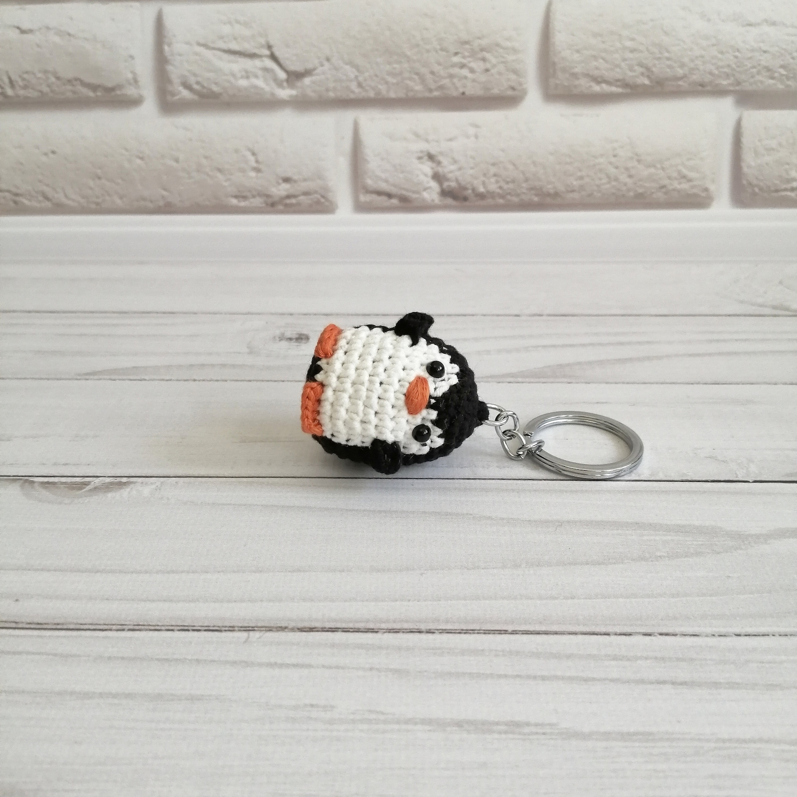 Crochet Penguin Keychain Keyring Mini Penguin - Etsy Singapore