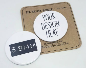 Personalised badges | Etsy