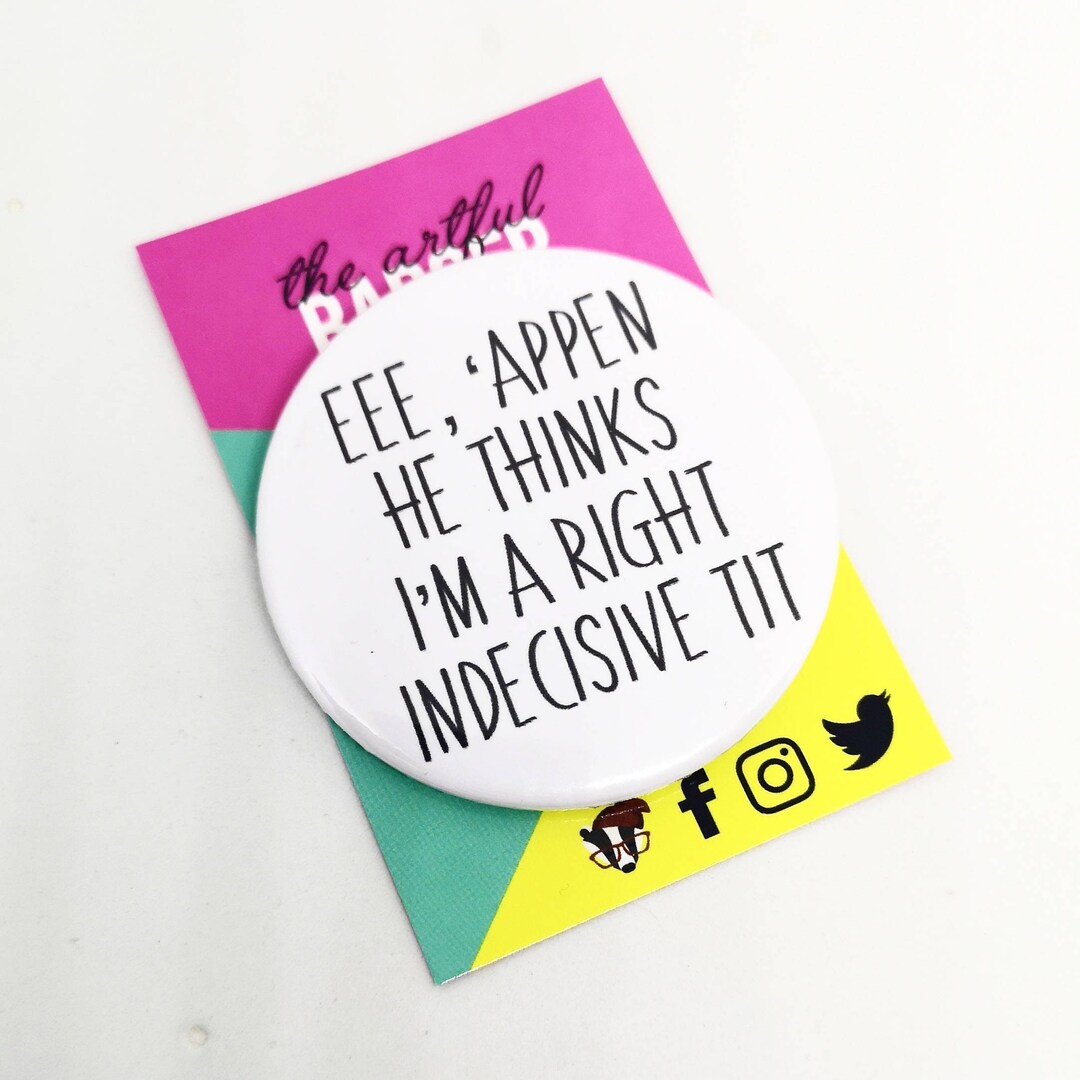 Alan Partridge Manchesyer Accent Comedy Badges With Funny - Etsy