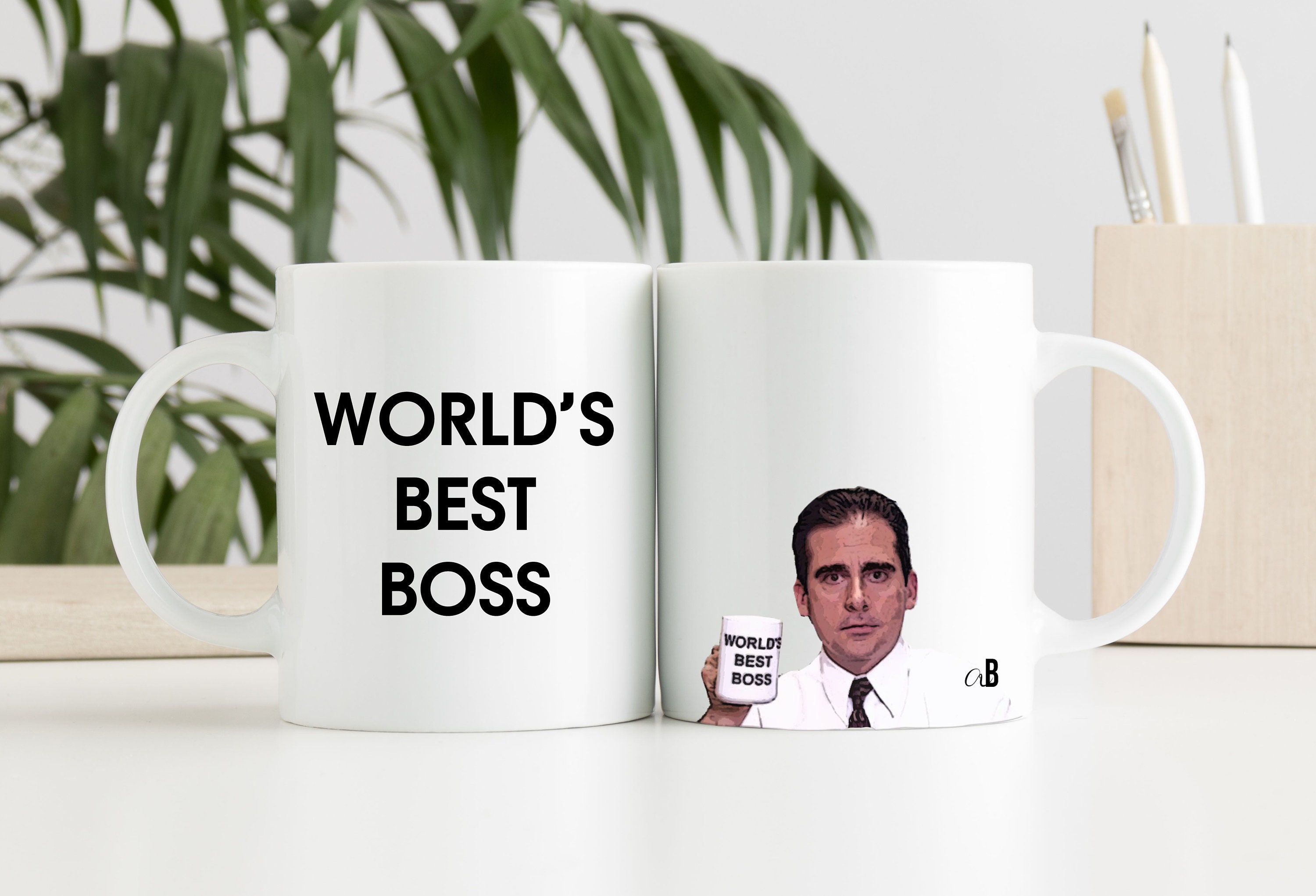 World s Best Boss Cup The Office At Randy Stambaugh Blog