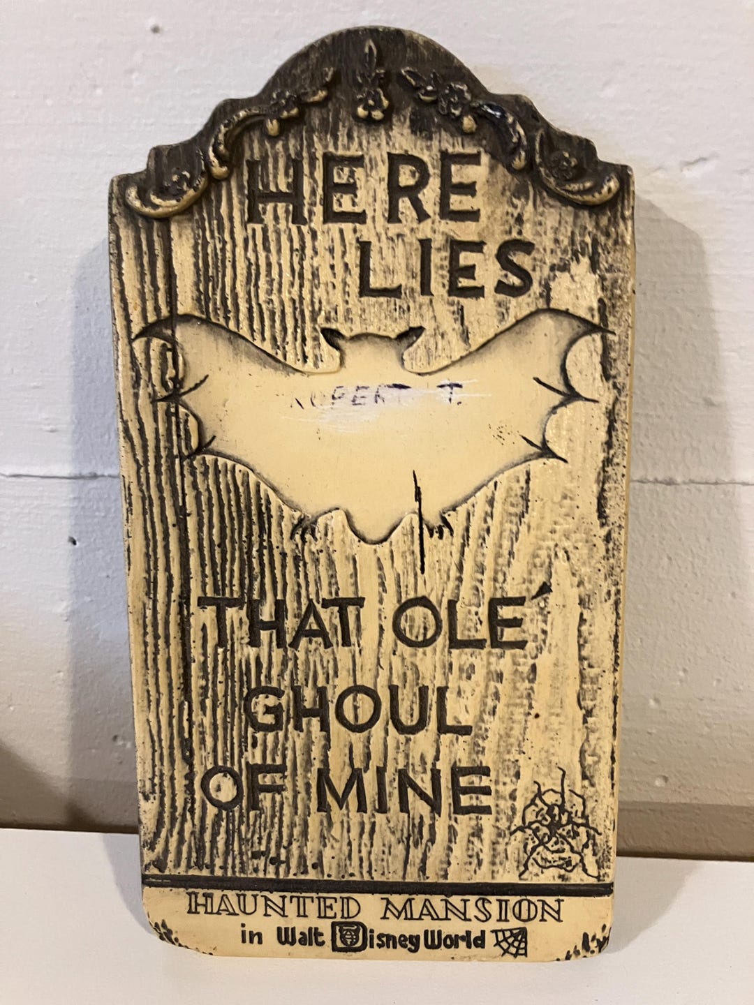 Walt Disney Haunted House Personalized Gravestone Plaque - Etsy