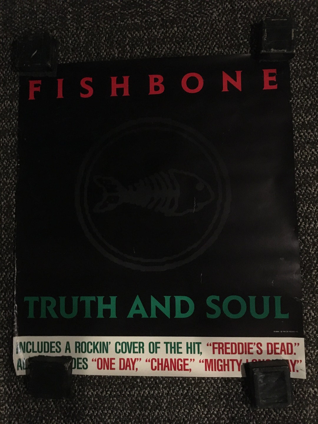 Original Fishbone Truth and Soul Promotional Poster - Etsy