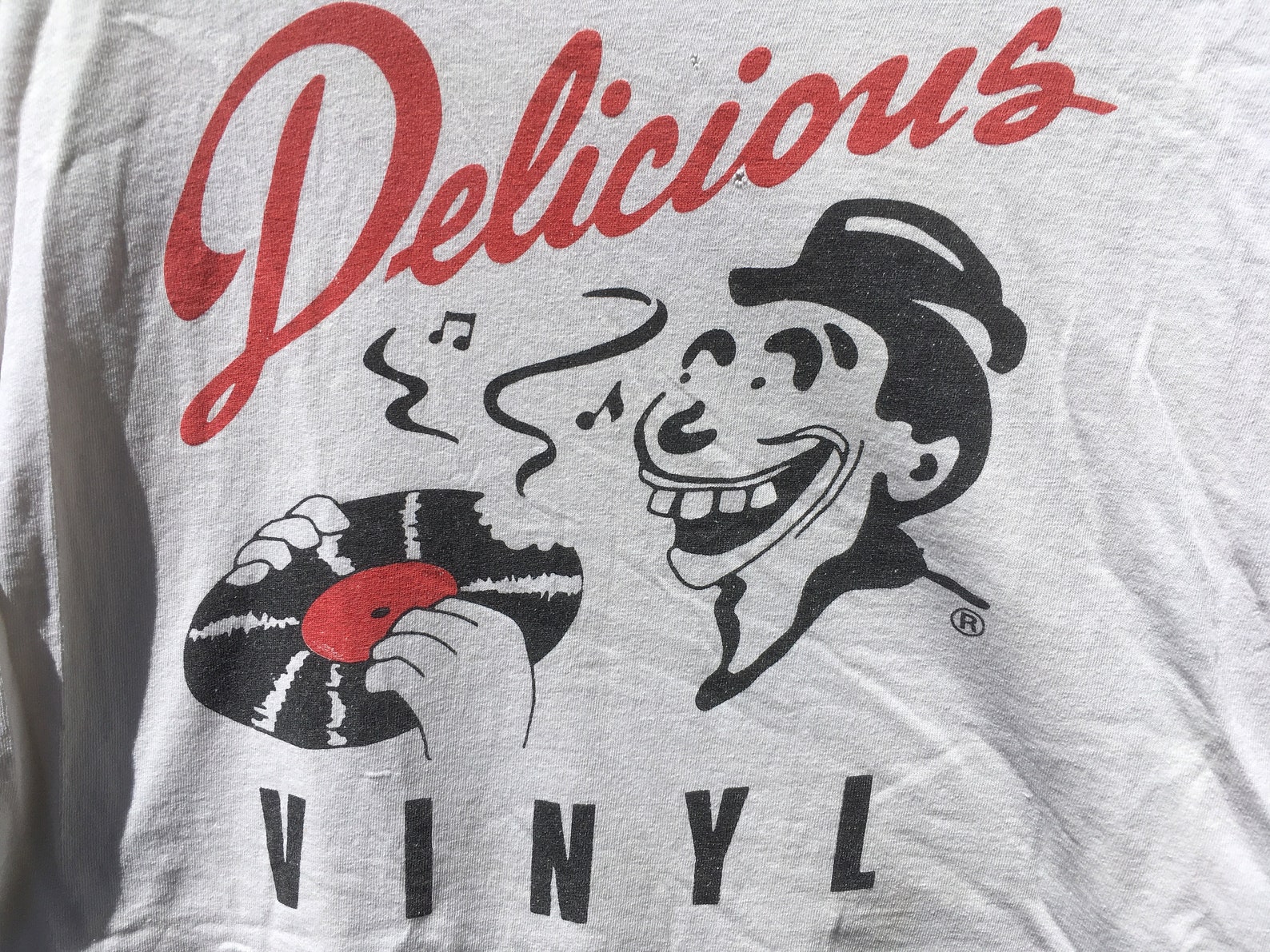 Vintage Delicious Vinyl T-shirt - Etsy