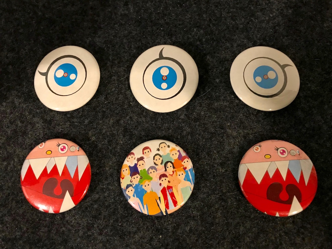 Takashi Murakami Super Flat Pin Set Hiropon - Etsy