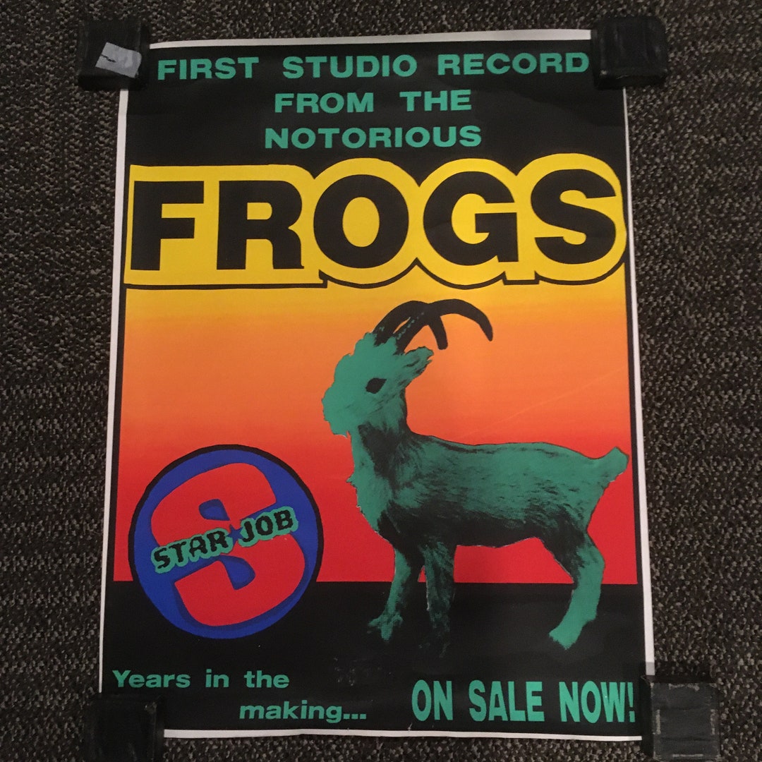 The Frogs Starjob Promotional Poster - Etsy