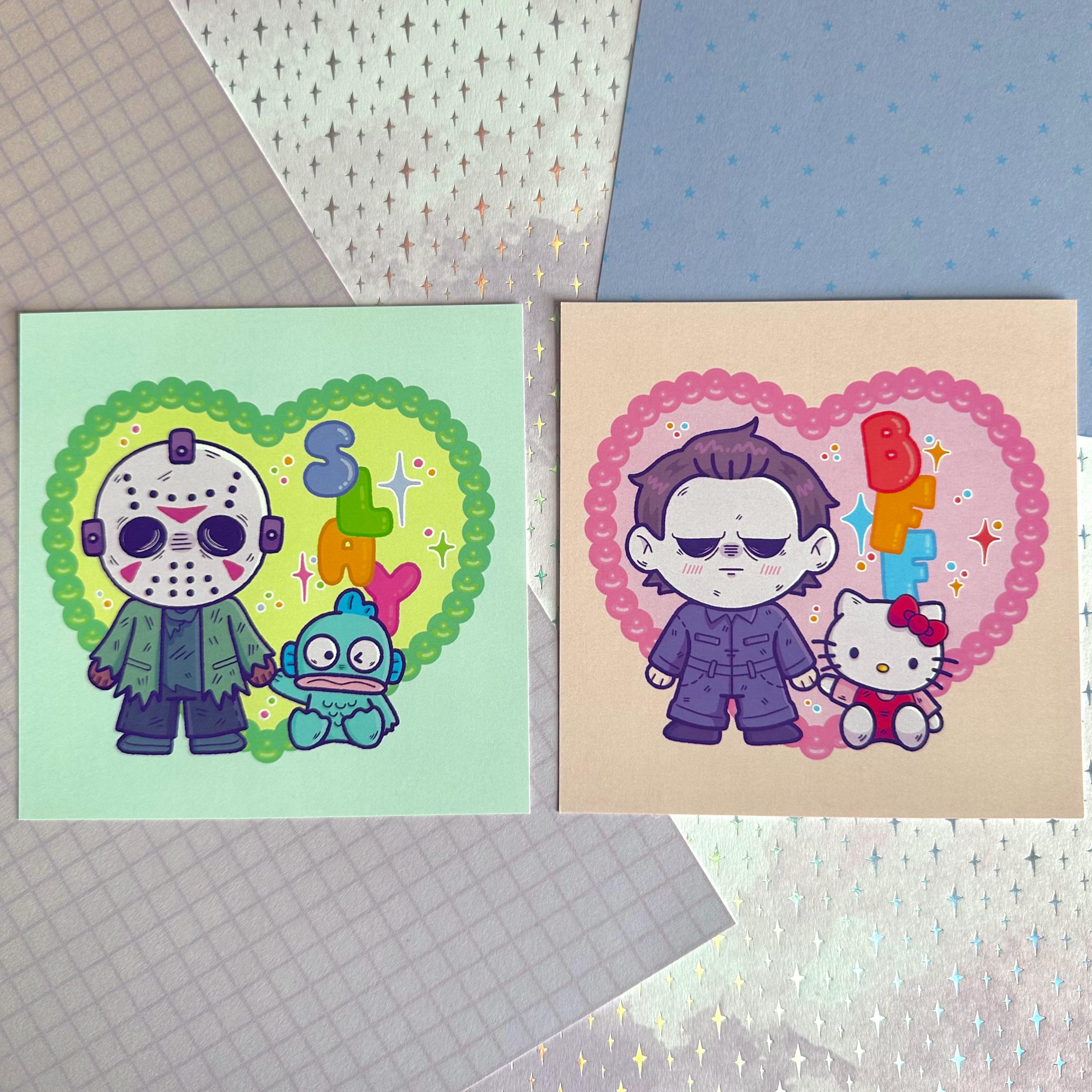 Cute Slashers Mini Print - Etsy