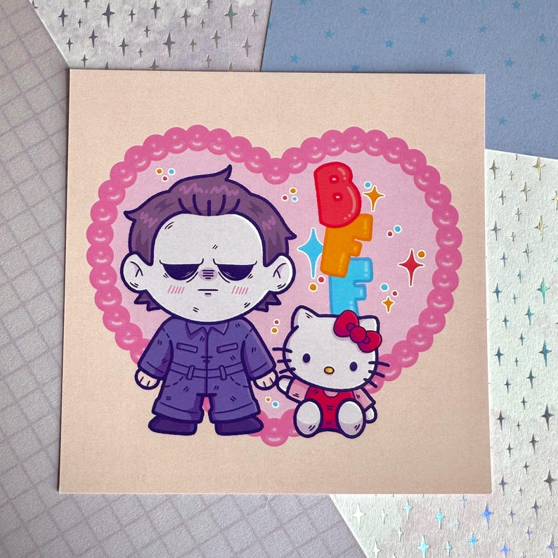 Cute Slashers Mini Print - Etsy