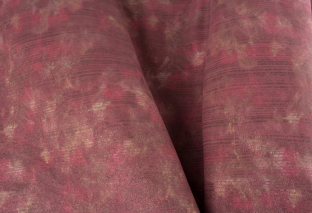 Marsala Print With Sparkles ITALIAN Leather Calf Cow Hide Scraps Scrap ...