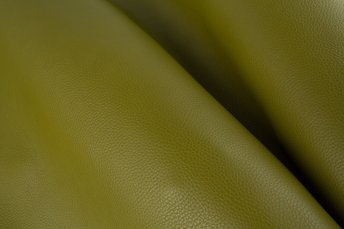 GREEN OLIVE Italian FLEET Leather Calf Cow Hide Scraps Scrap - Etsy