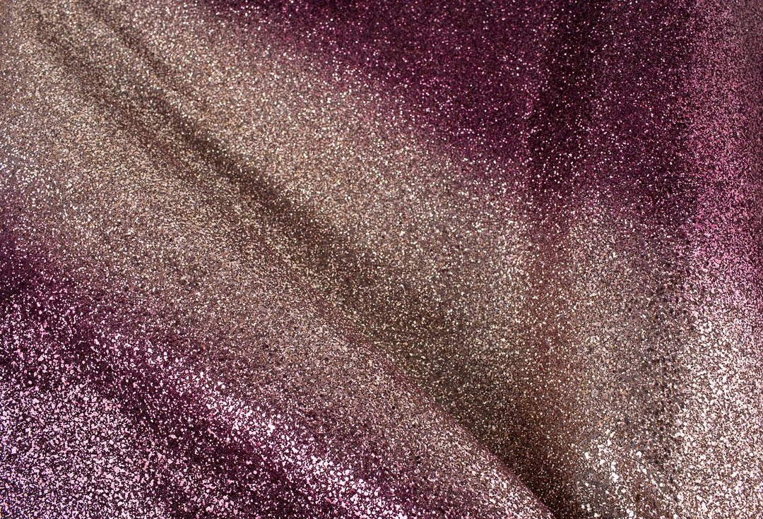 Marsala/Gold mit Funken (Ji-Ch) italienischen GLITTER Haberdashery ...