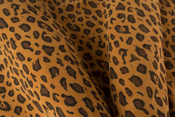 PRINT LEOPARD ITALIAN Nubuk Leather Hide Skin Skins Hides | Etsy