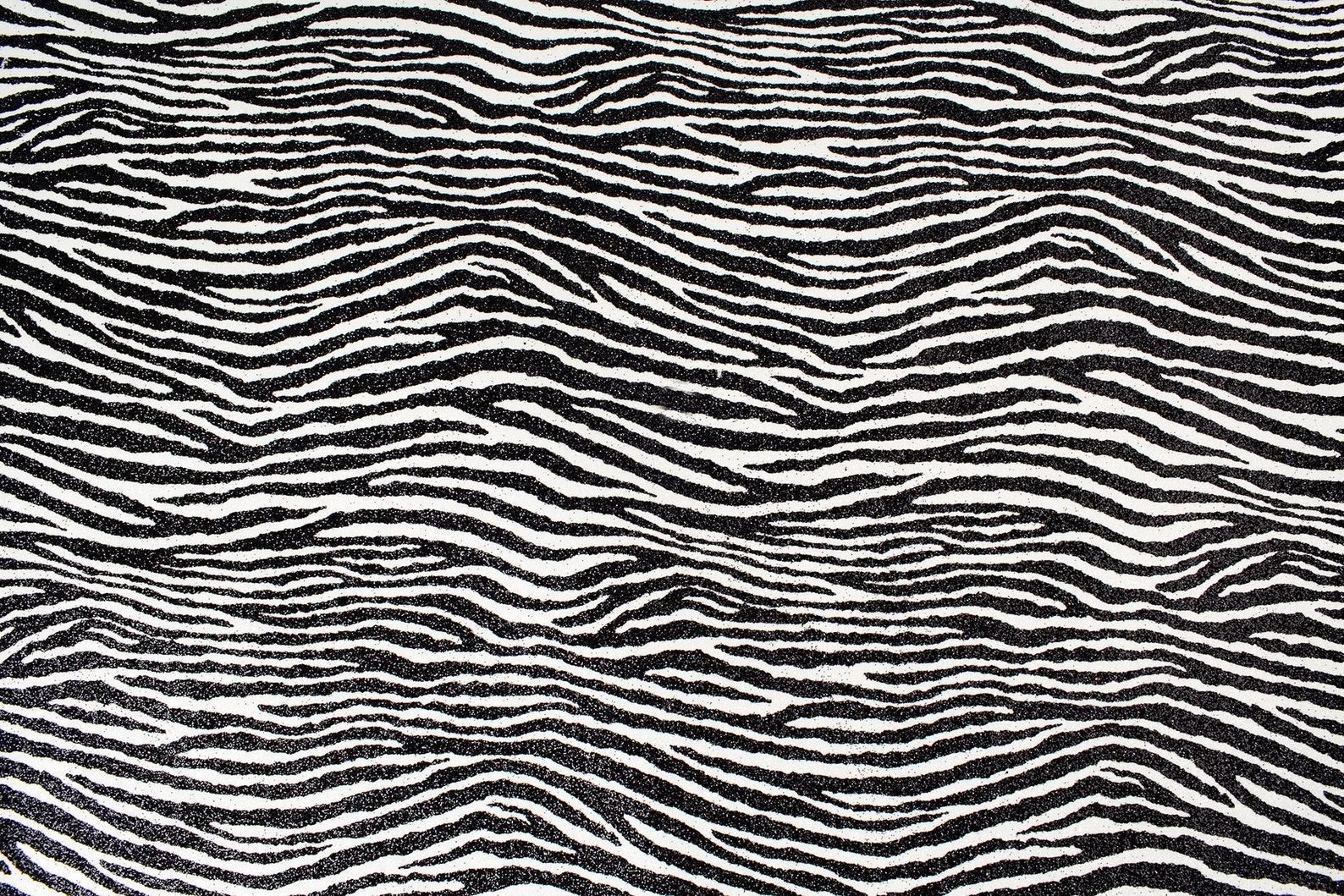 Zebra Print With Sparkles (ji- Ch) Italian GLITTER Haberdashery Fabric ...