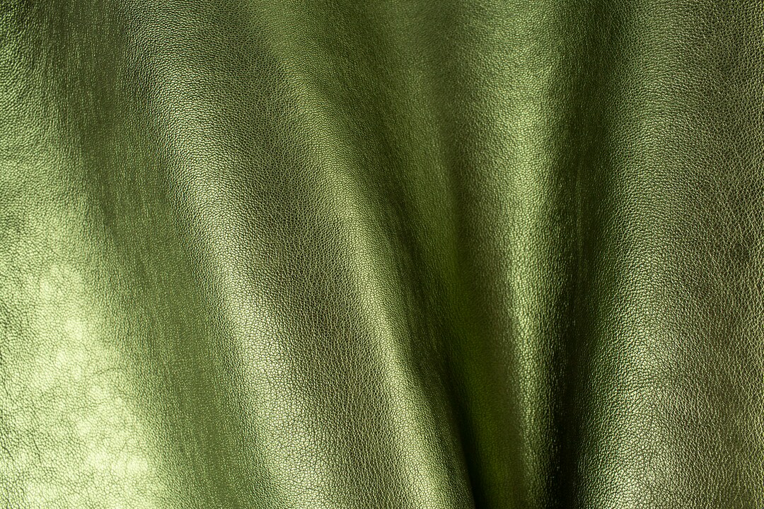 Green ITALIAN Lambskin Sheep Leather Hide Skin Hides Nappa (5+ Sqf) (B1 ...