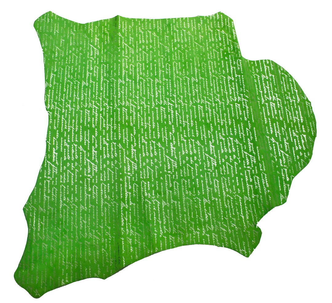ITALIAN Goat Suede Hide Skin, Skins Hides Velours LIME GREEN 3+ Sqf - Etsy