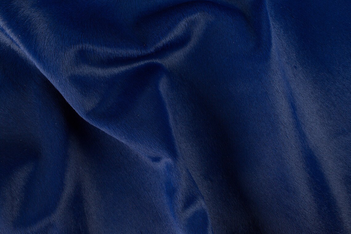 DARK BLUE ITALIAN Cavallino Leather Pony Hide Skin, Skins Hides 5+ Sqf ...