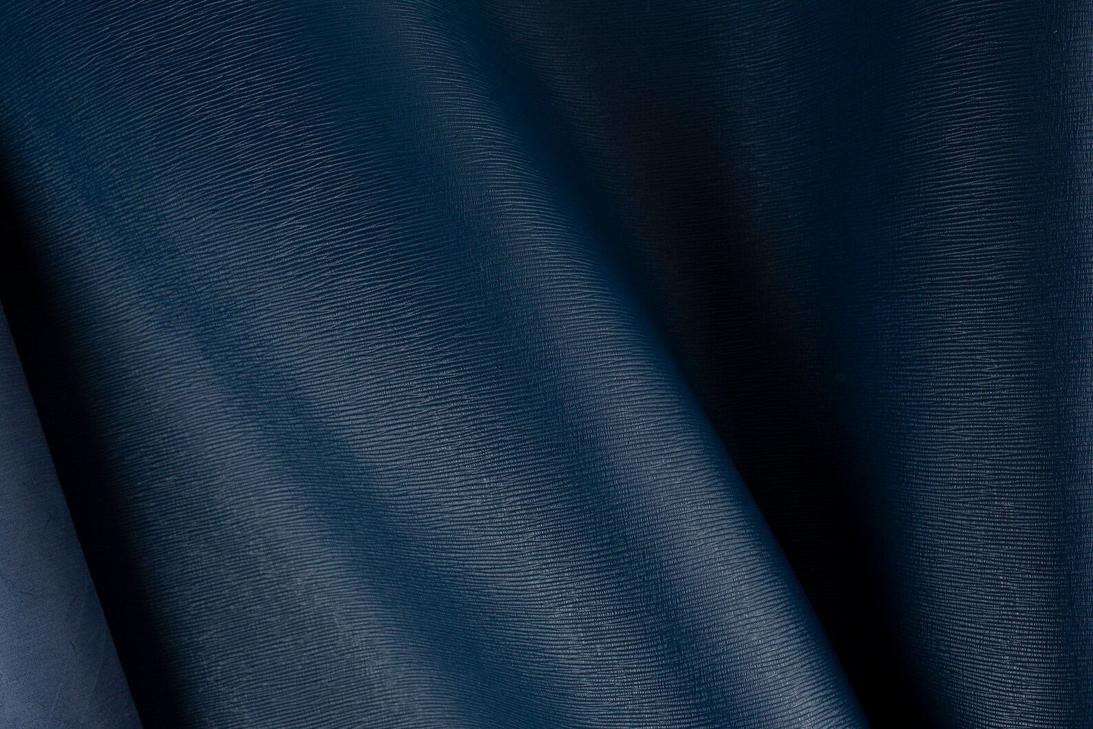 BLUE ITALIAN SAFFIANO Leather Calf Cow Hide Scraps Scrap Square Pieces ...