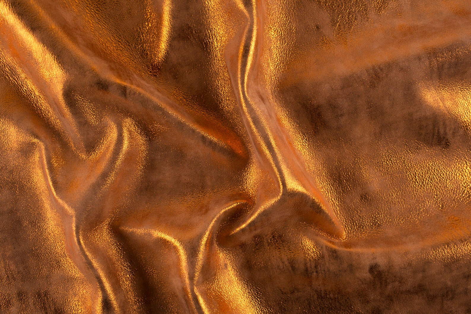 Orange ITALIAN Goat Suede Velours Foil LASER COATING Leather - Etsy