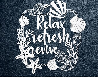 Relax svg | Etsy