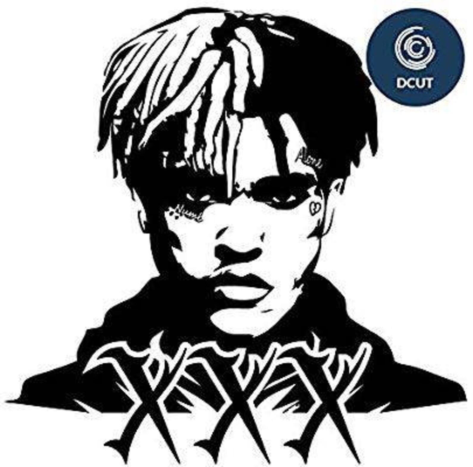 XXXTENTACION vinyl sticker decal for laptop car struck | Etsy