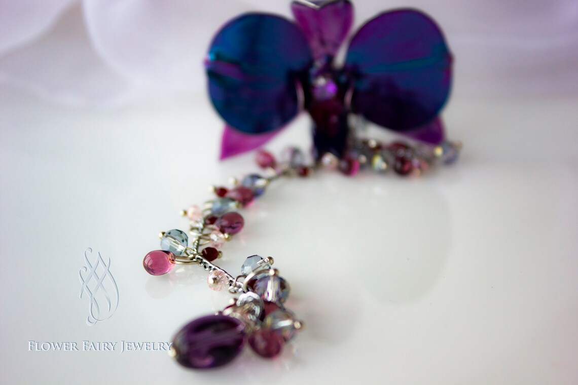Kanzashi Resin Orchid Hair Pin - Etsy