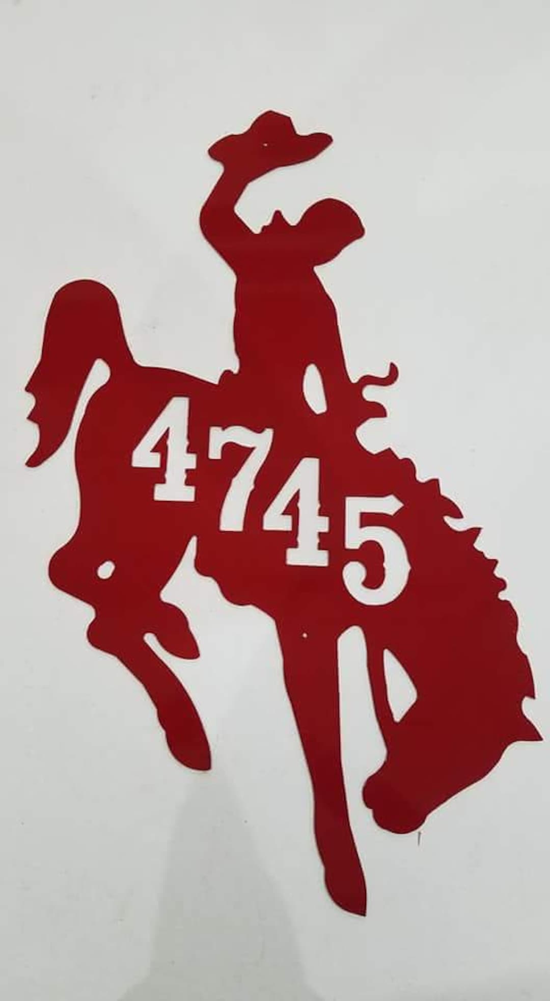 Personalized Wyoming Steamboat Sign – Custom Bucking Horse & Rider ...