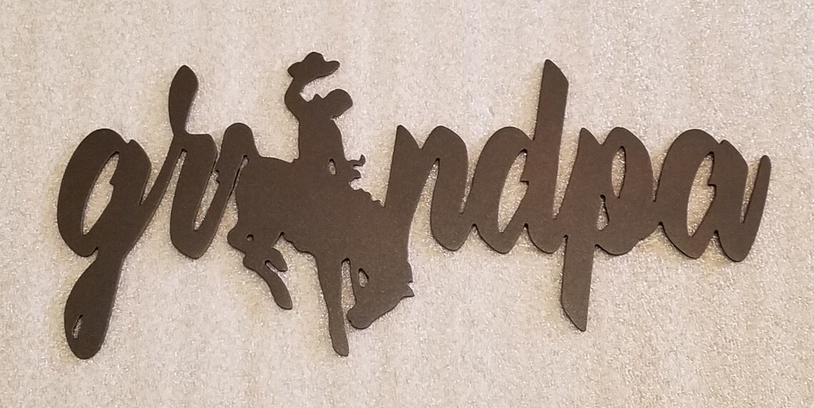 Grandpa Steamboat Cursive - Etsy