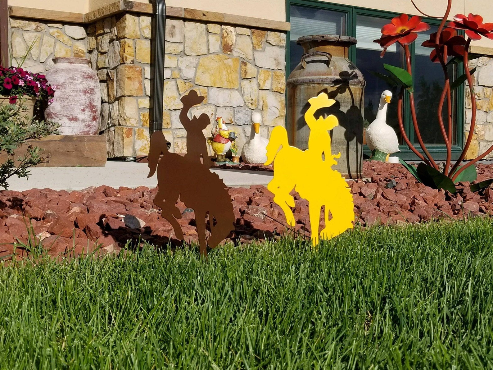 Wyoming Steamboat Yard Stakes - Etsy