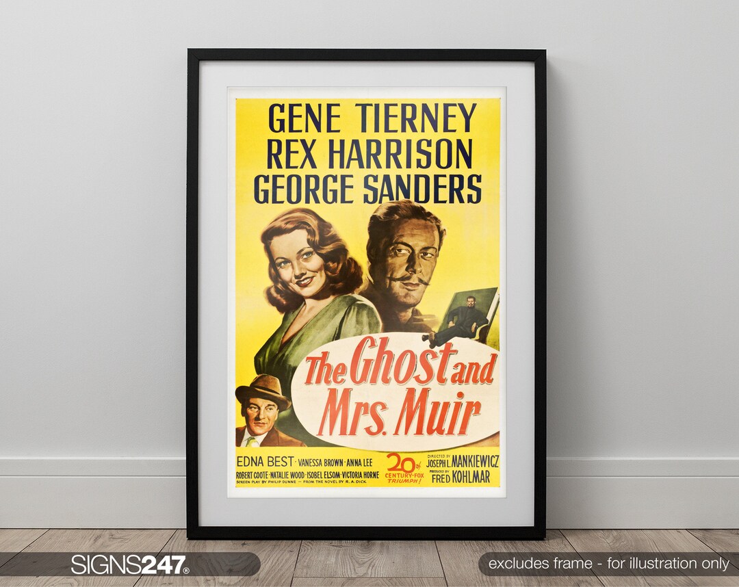 The Ghost and Mrs. Muir Movie Poster | Edna Best | Vanessa Brown | Anna ...