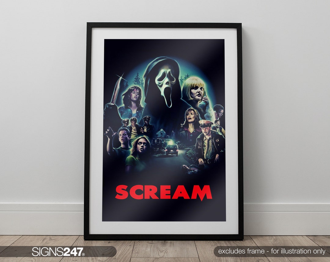 Scream Poster | Movie Poster | Movie Prints for Cinema Rooms | Wall Art ...