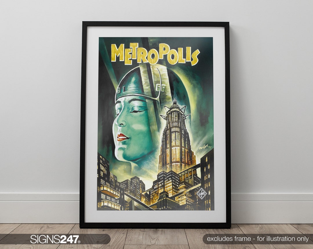 Metropolis Poster | Movie Poster | Movie Prints for Cinema Rooms | Wall ...