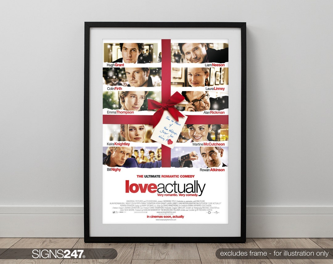 Love Actually Poster Movie Poster 2003 Movie Prints for Cinema Rooms ...
