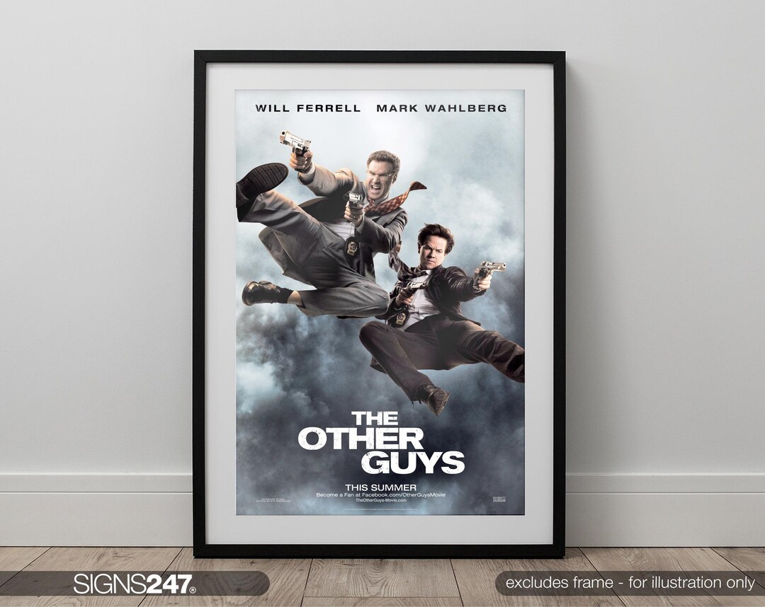 The Other Guys Poster Will Ferrell Mark Wahlberg Samuel L. Jackson 2010 ...