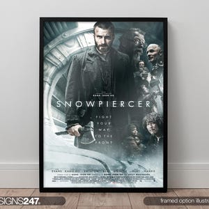 Snowpiercer Poster | Chris Evans | Song Kang Ho | Tilda Swinton | 2013 ...