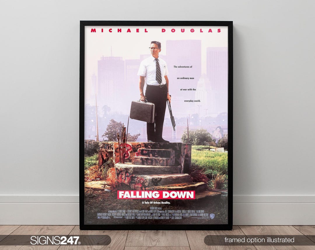 Falling Down Poster | Michael Douglas | Robert Duvall | Barbara Hershey ...