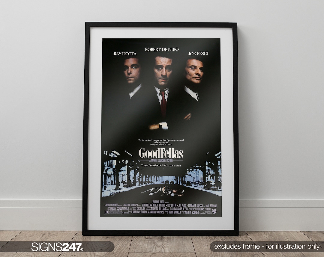Goodfellas Poster | Movie Poster | Movie Prints for Cinema Rooms | Wall ...