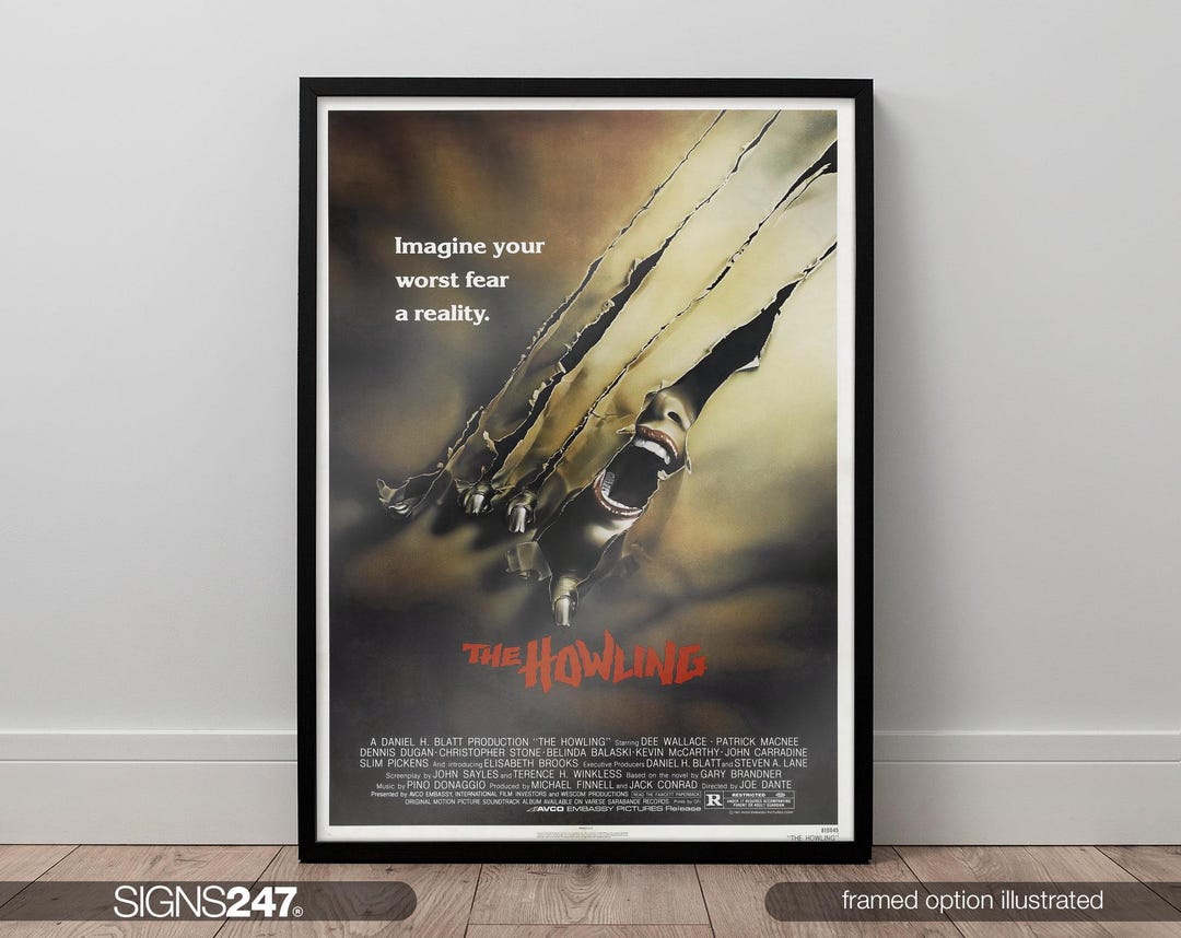The Howling Poster | Movie Poster | 1981 | Movie Prints for Cinema ...