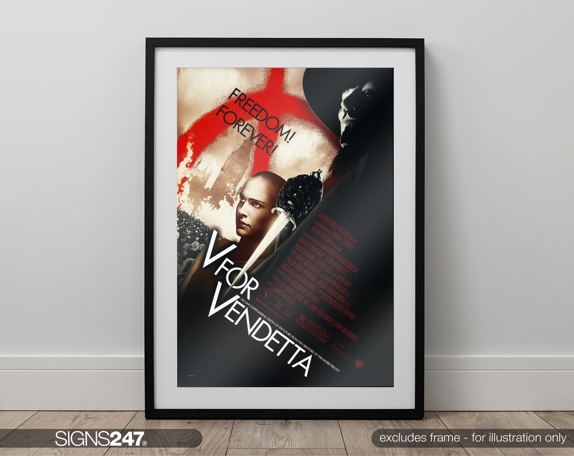 V For Vendetta Poster