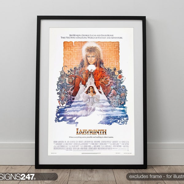 Labyrinth Poster - Etsy UK