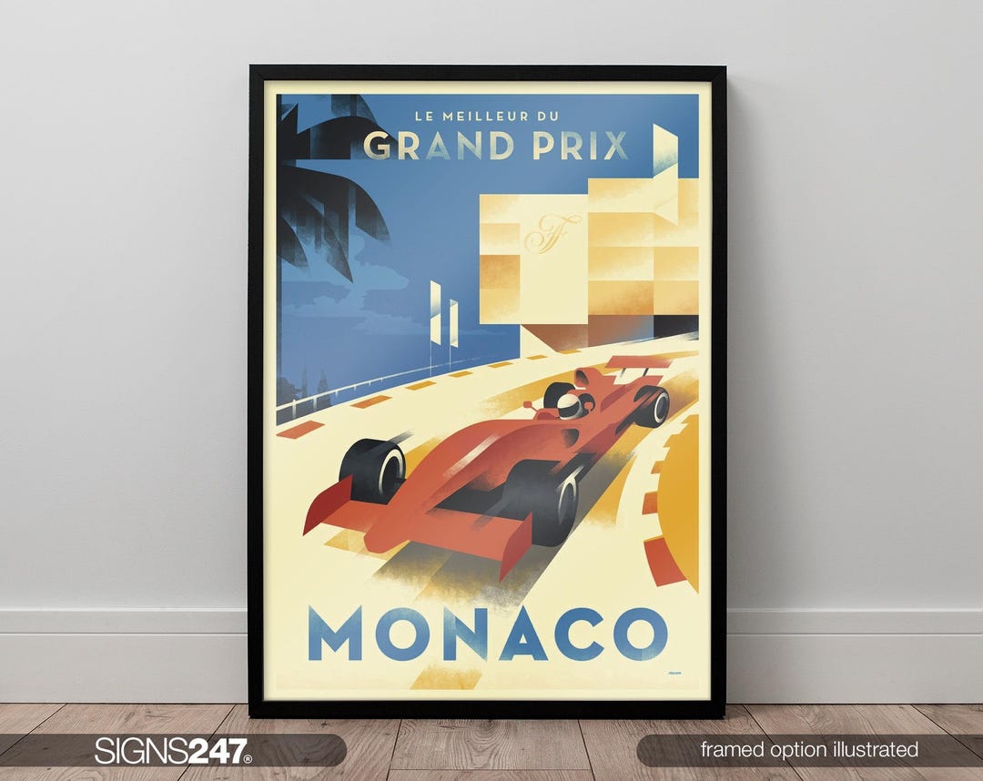 Monaco Grand Prix | Le Meilleur Du Grand Prix Poster | Movie Poster ...