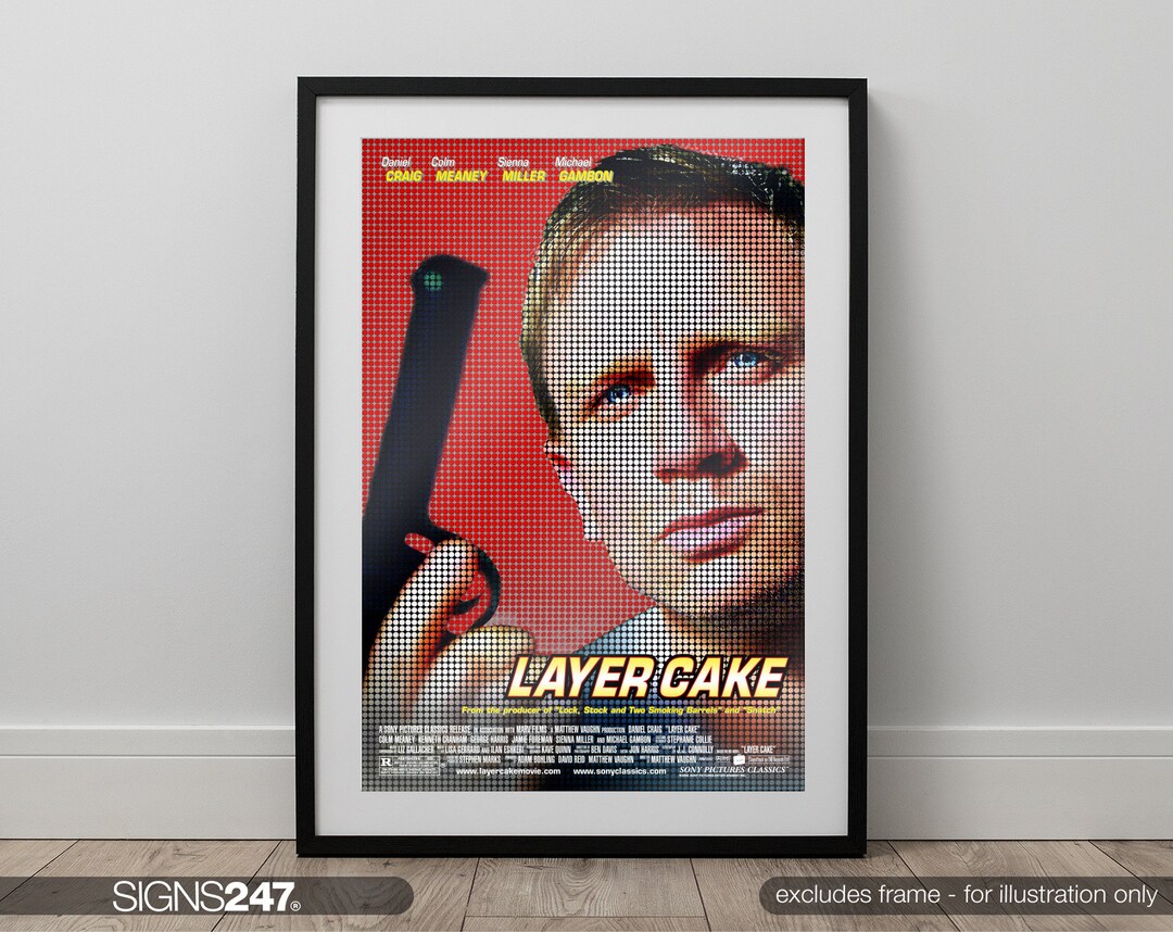 Layer Cake Movie Poster | Daniel Craig | Colm Meaney | Michael Gambon ...